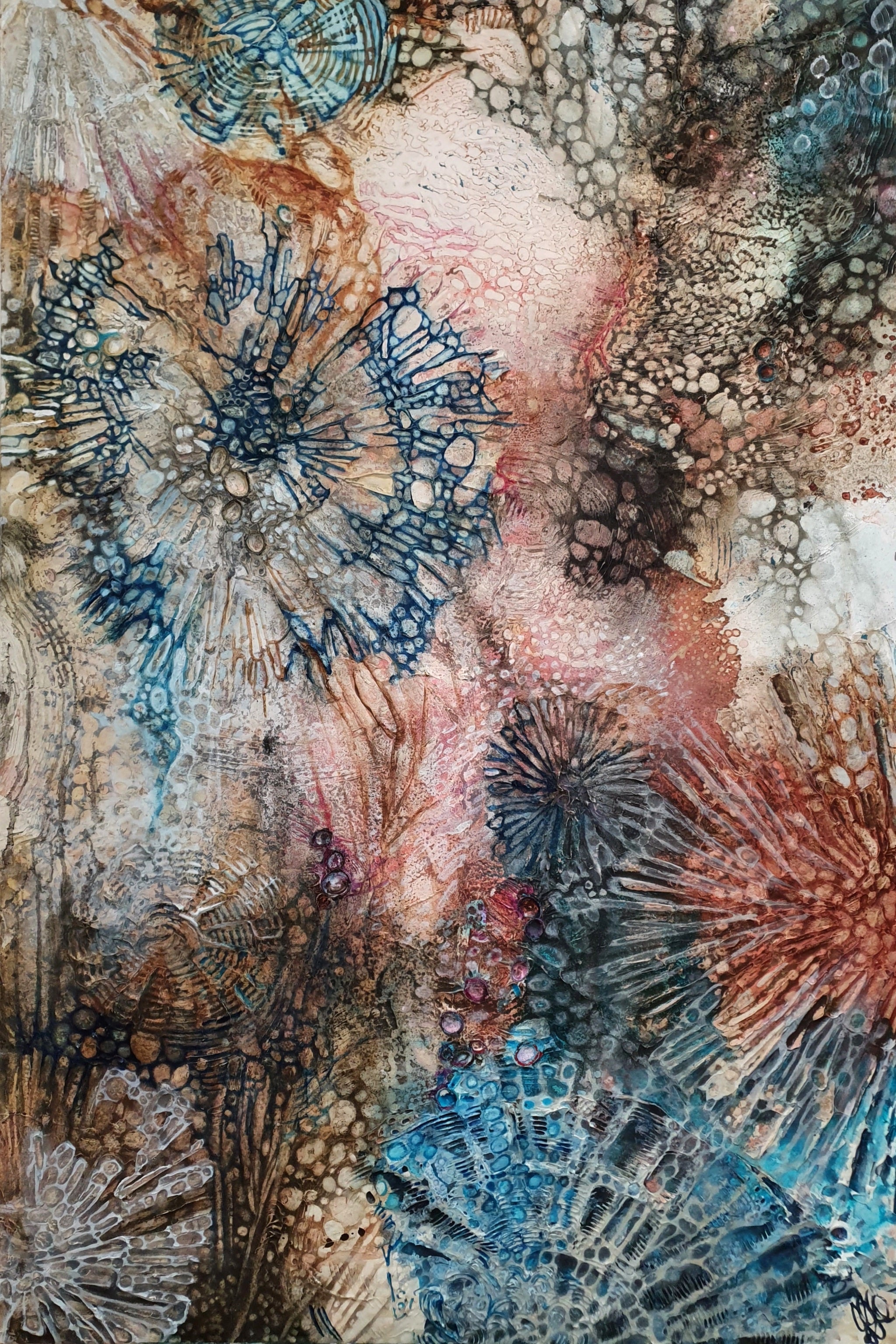 Life and Soul - an original painting by Jennifer Luck – Fern Street Gallery