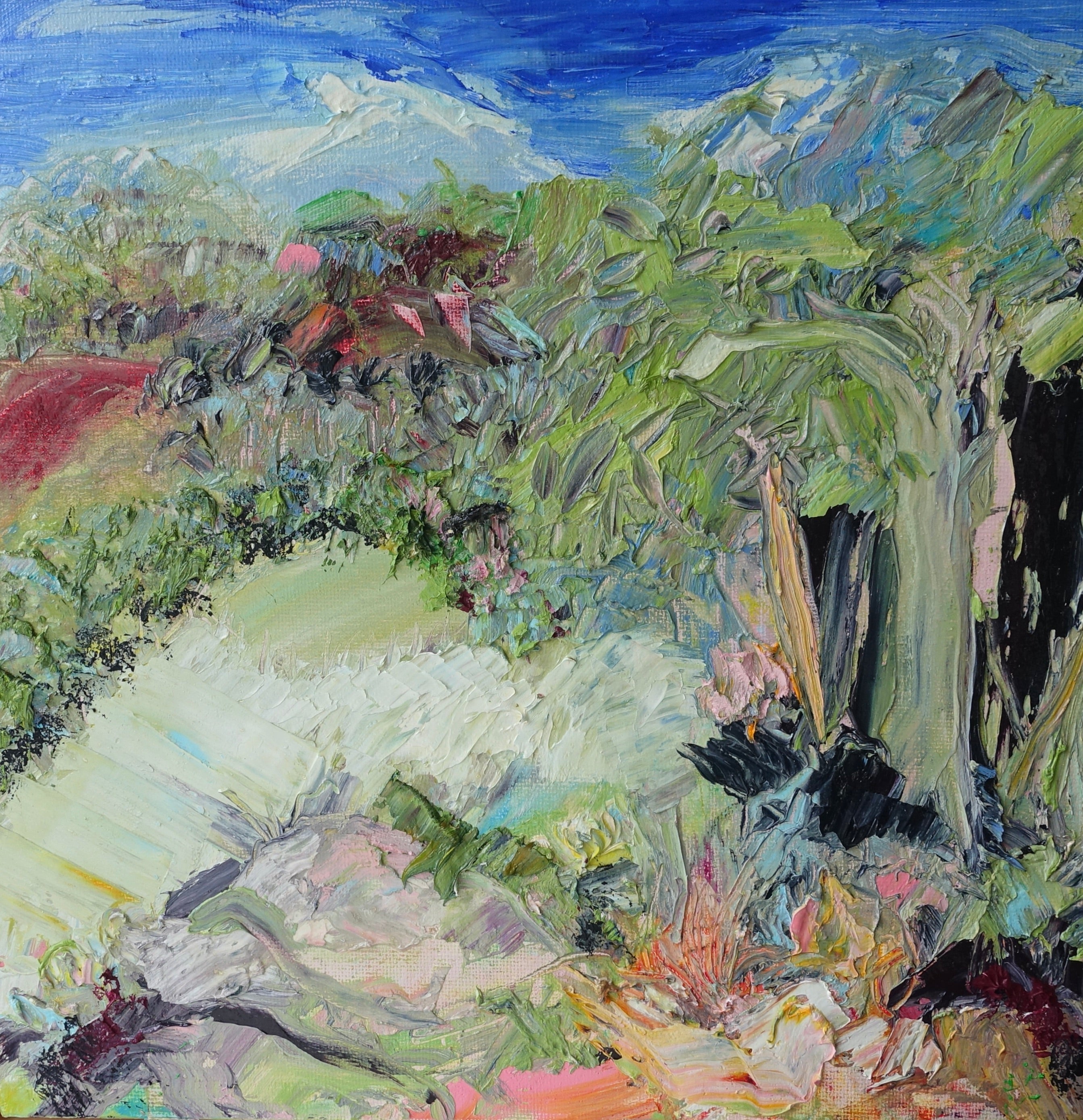 South Coast Jewel - original painting by Kerry Bruce – Fern Street Gallery