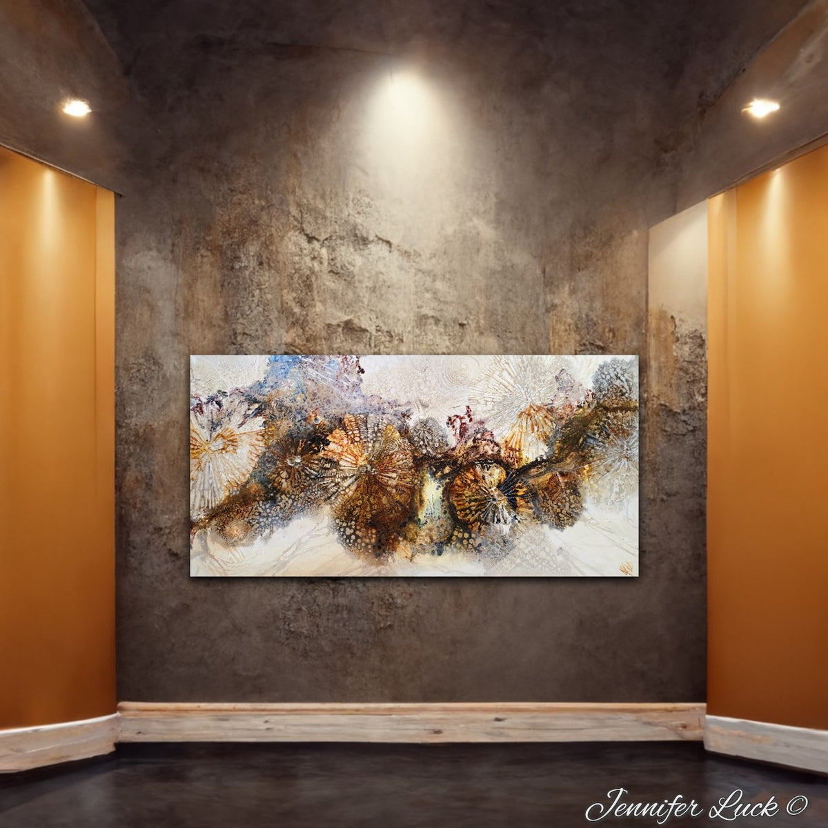 Cosmos- an original painting by Jennifer Luck – Fern Street Gallery