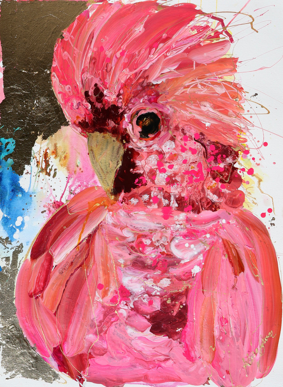 Coco- original painting by Kerry Bruce – Fern Street Gallery