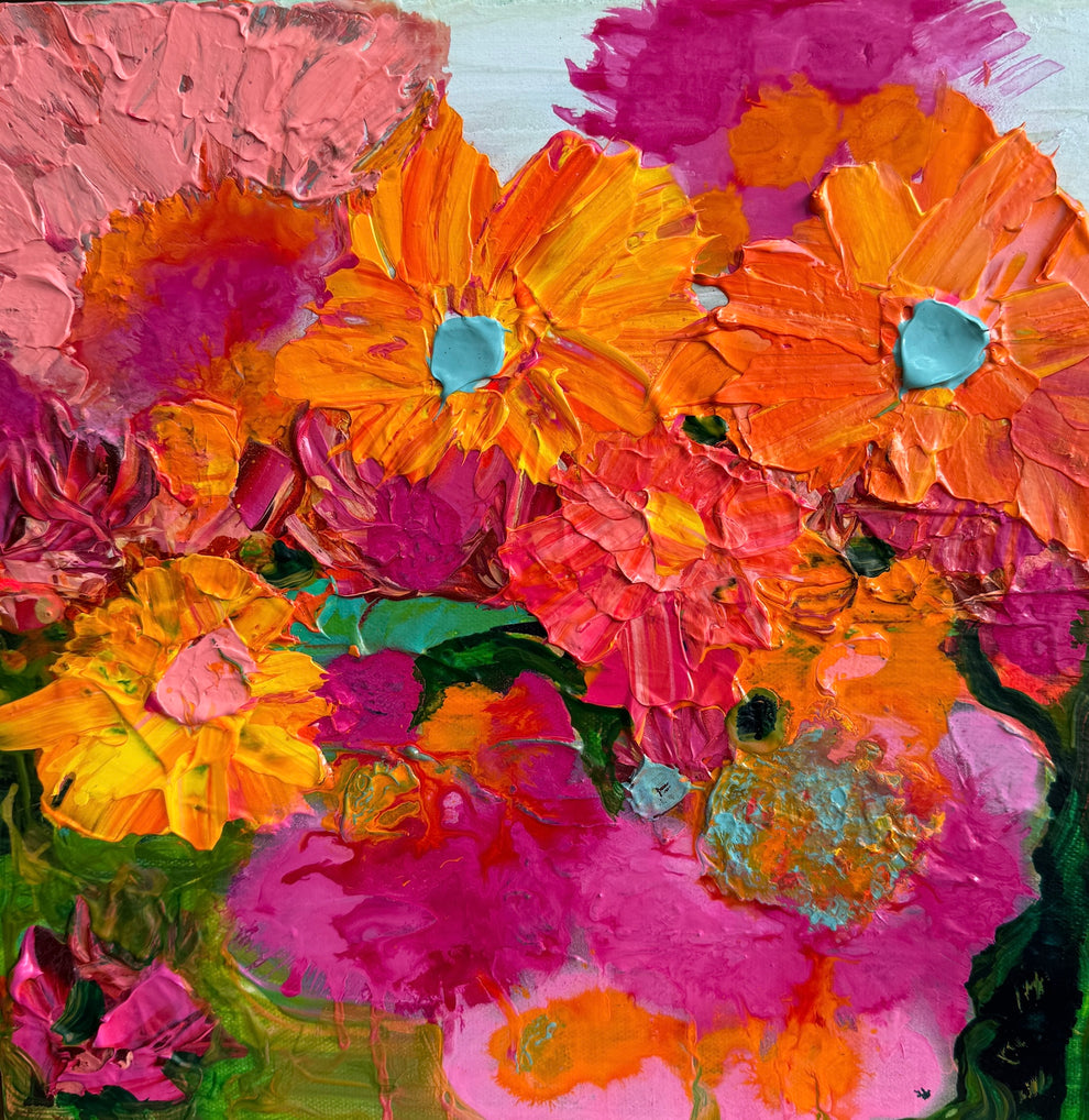 Sunshine- original painting by Kerry Bruce – Fern Street Gallery
