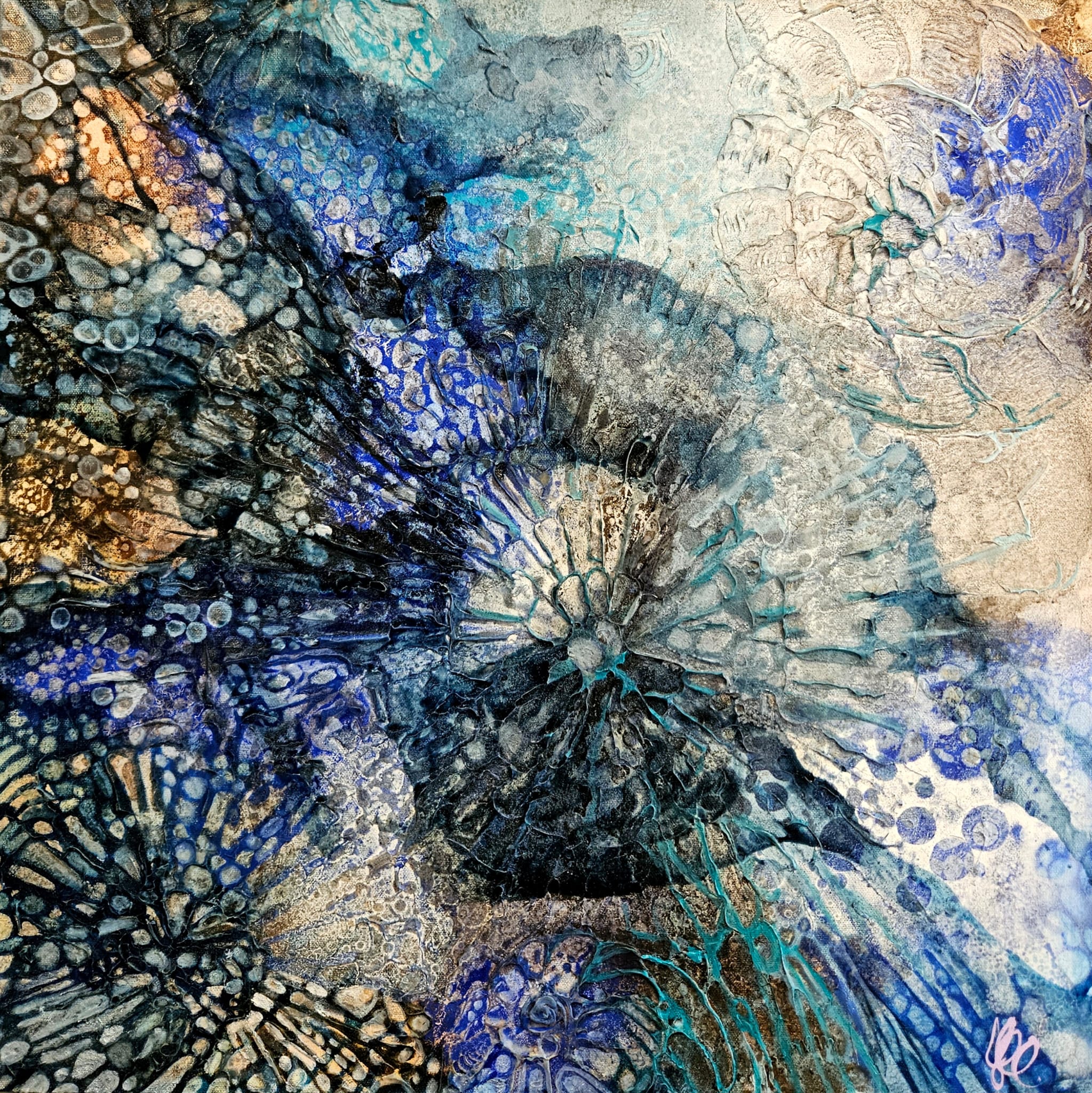 Iimmersion - an original painting by Jennifer Luck – Fern Street Gallery