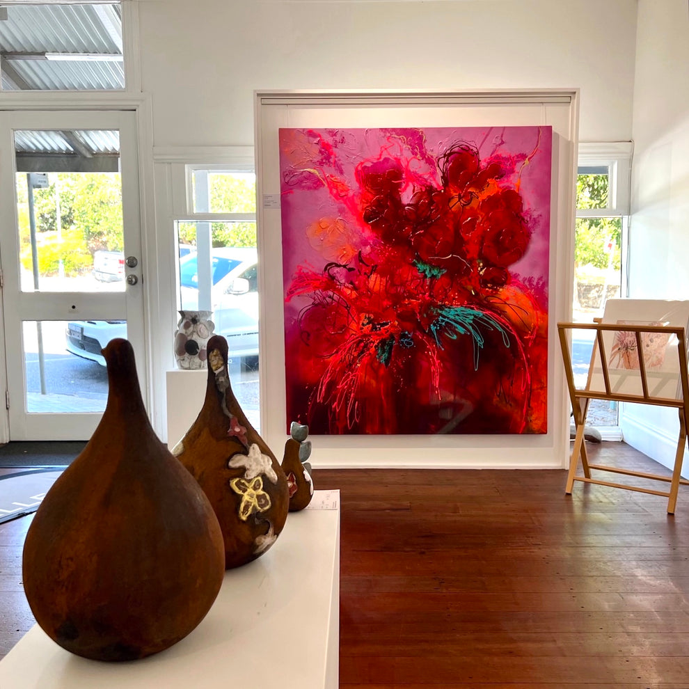 Ruby - original painting by Kerry Bruce – Fern Street Gallery