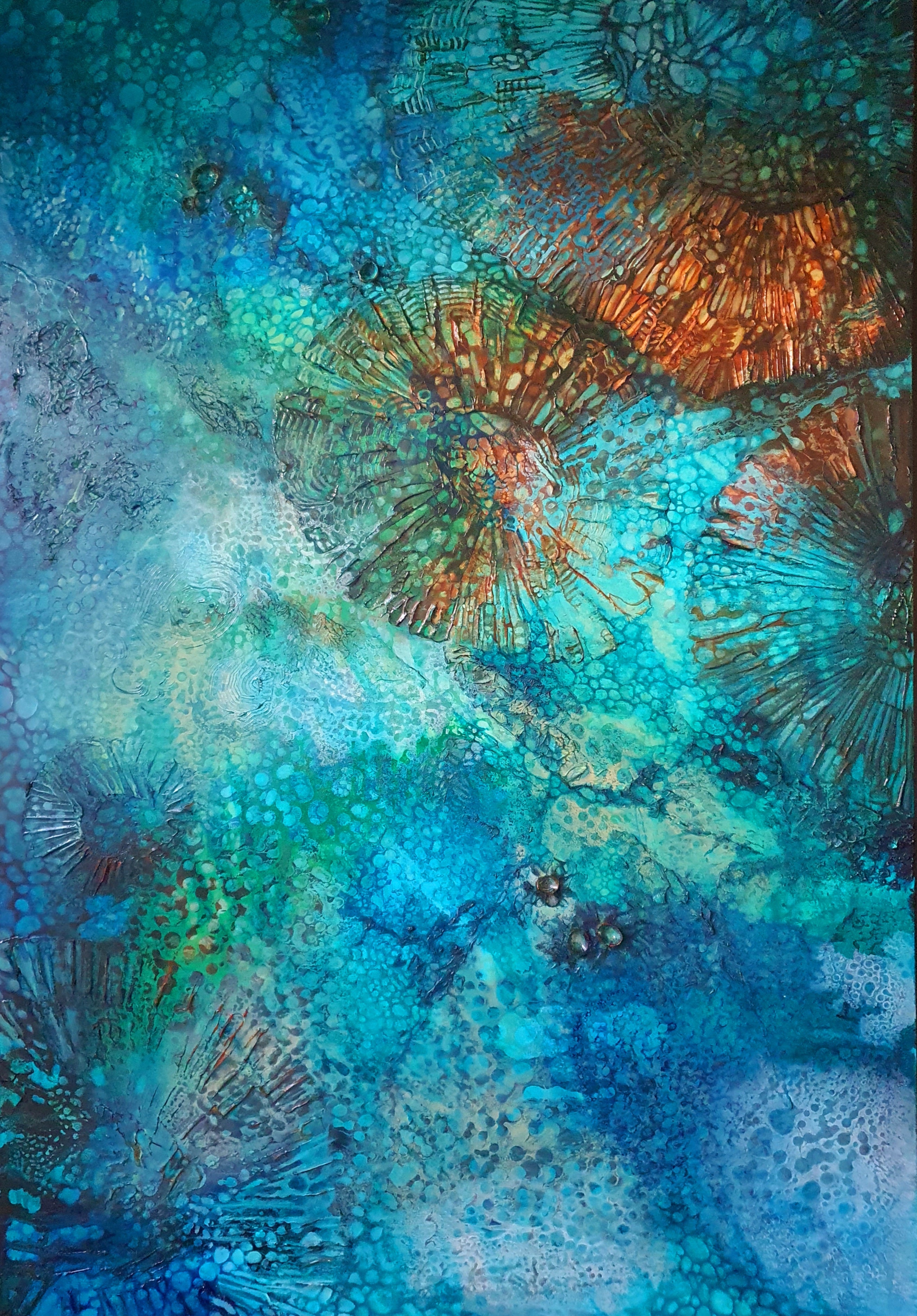 Jennifer Luck, Shallows, Oil on Canvas – Fern Street Gallery